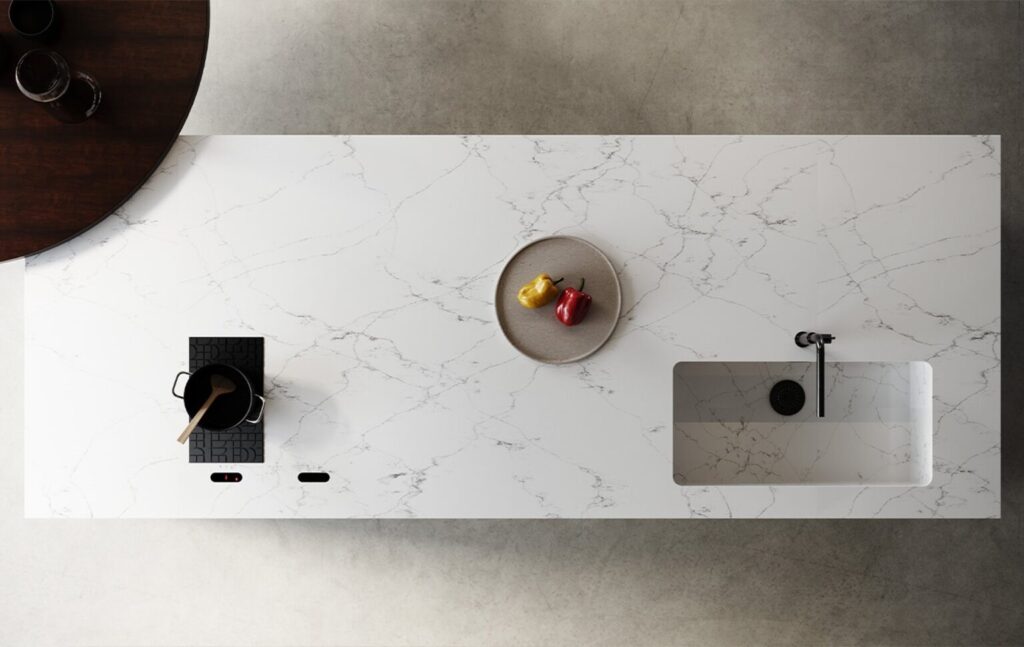 Bianco Giulia Sintered Stone Slabs Distributor In The USA - QSL