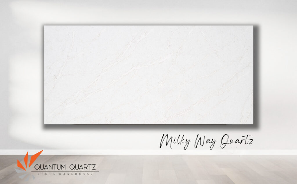Milky Way Quartz Slabs for Kitchen Countertops in the USA