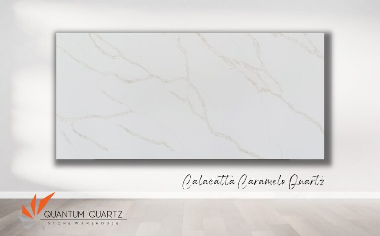 Calacatta Caravaggio Quartz - Quantum Quartz
